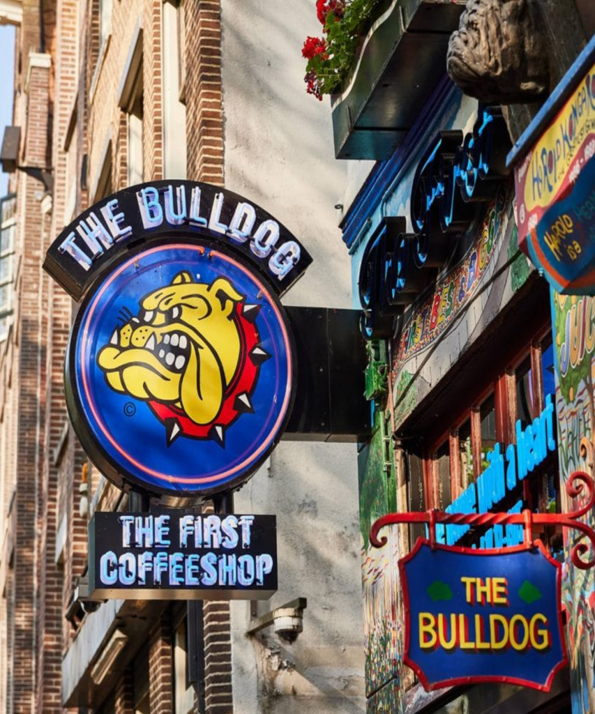 Diverse labels en huisstijlen in één website voor The Bulldog